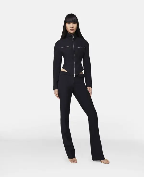Stella McCartney Fitted-waist Zip-up Jacket