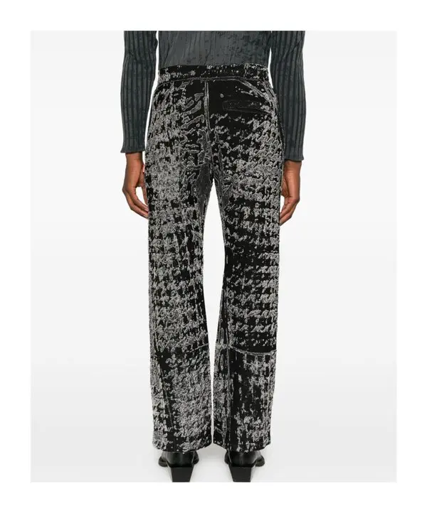 DIESEL® Embroidered Straight Leg Jeans