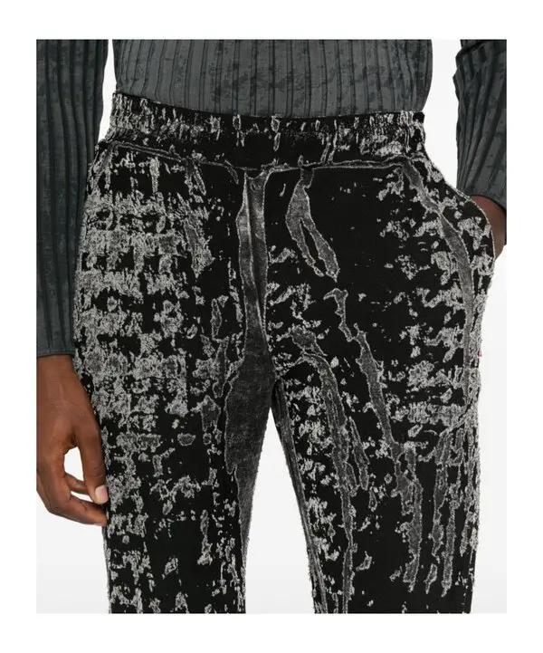 DIESEL® Embroidered Straight Leg Jeans