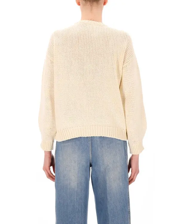 Fabiana Filippi Logo Intarsia Knitted Sweater