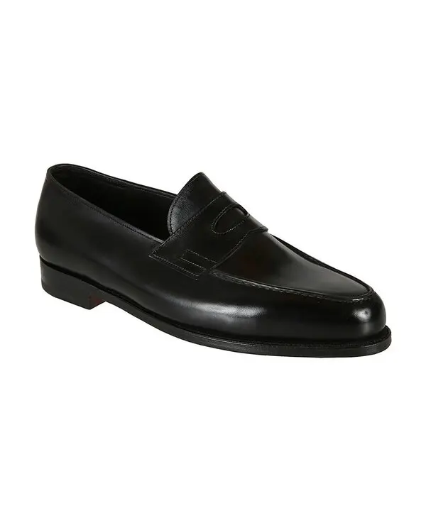 John Lobb Lopez Loafers - Black