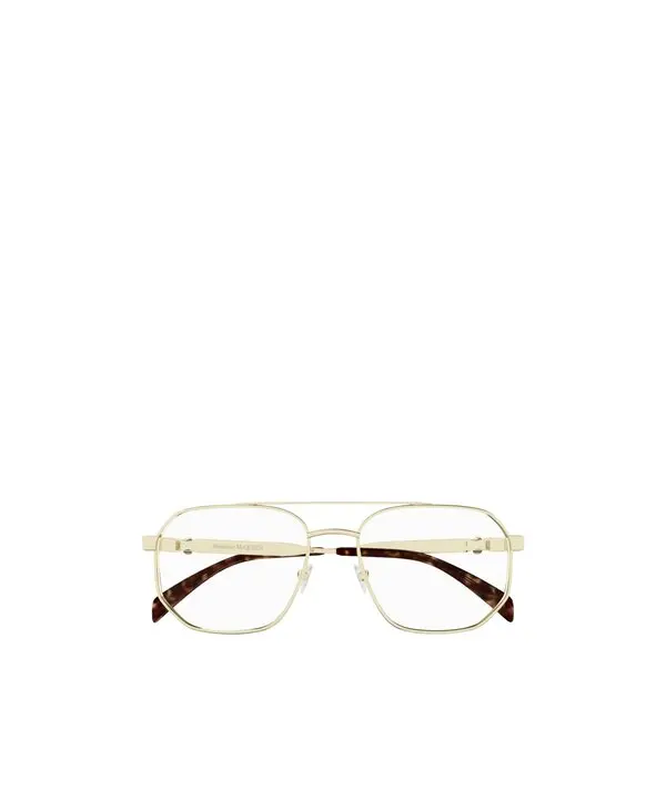 Alexander McQueen Aviator Eyeglasses - Nude