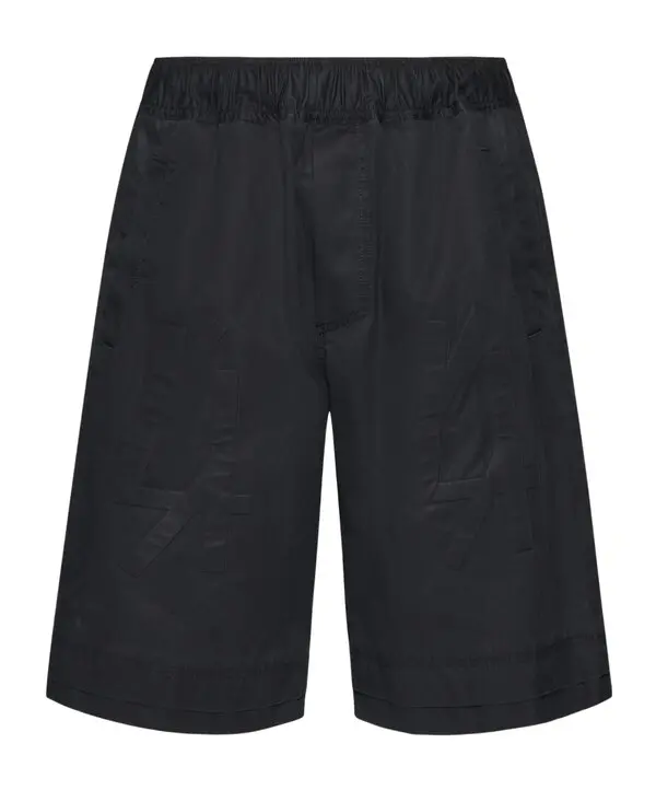 44 LABEL GROUP Embossed-logo Knee-length Shorts