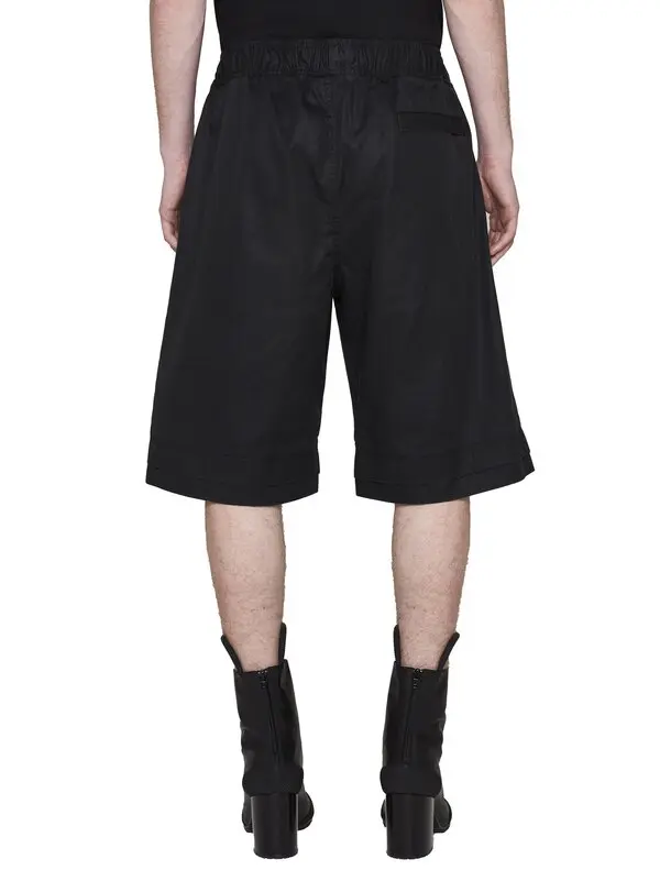 44 LABEL GROUP Embossed-logo Knee-length Shorts