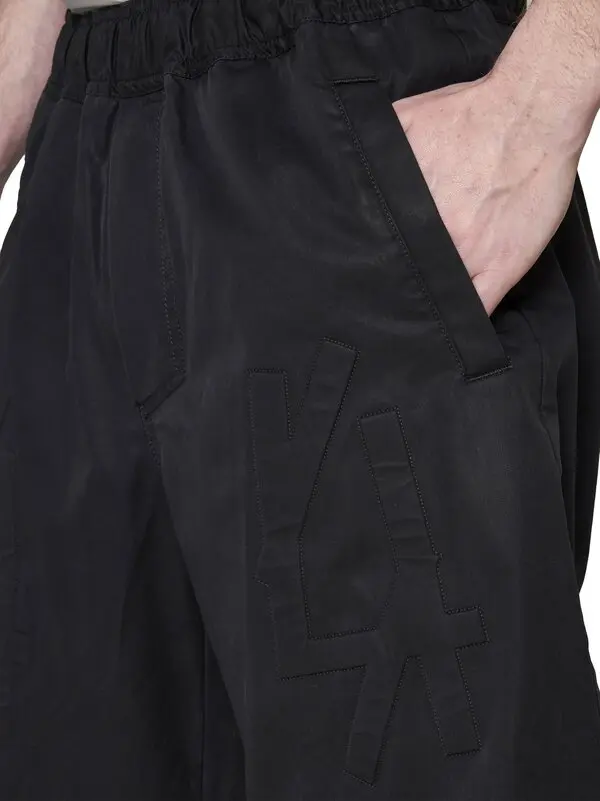 44 LABEL GROUP Embossed-logo Knee-length Shorts