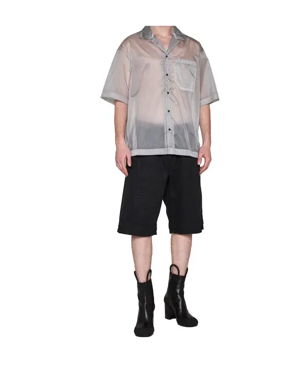 44 LABEL GROUP Embossed-logo Knee-length Shorts