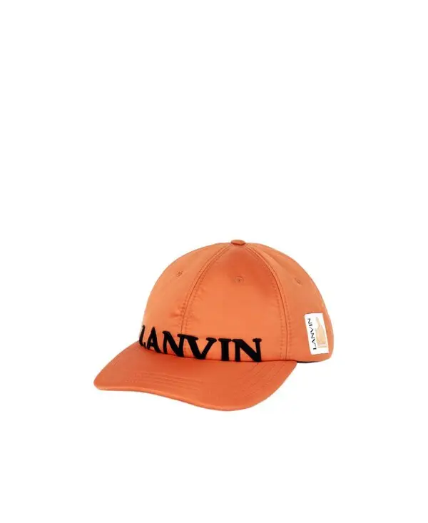 LANVIN Embroidered Logo Baseball Cap - Red