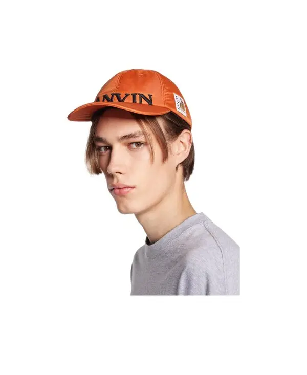 LANVIN Embroidered Logo Baseball Cap - Red