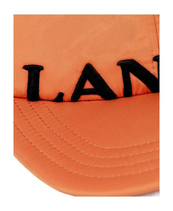 LANVIN Embroidered Logo Baseball Cap - Red