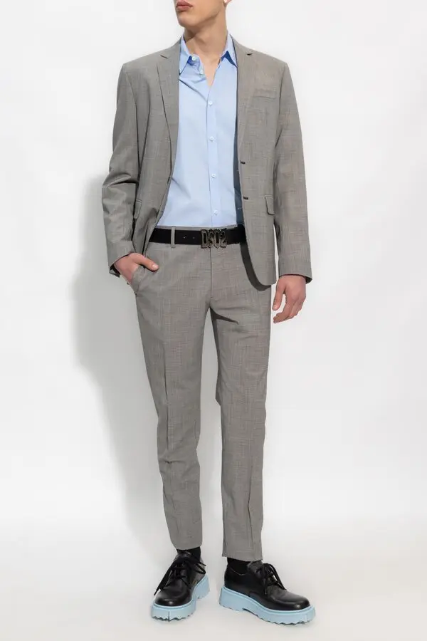 Dsquared2 Logo-embroidered Button-up Shirt