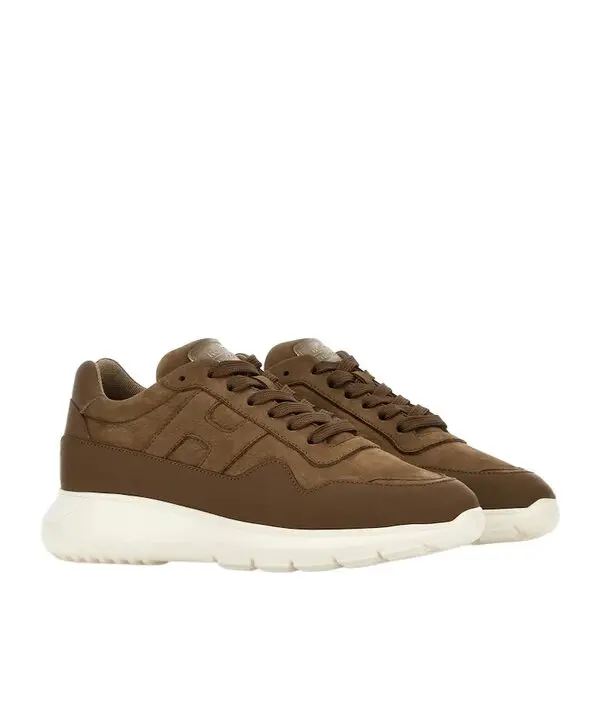 Hogan Interactive 3 Lace-up Sneakers - Brown