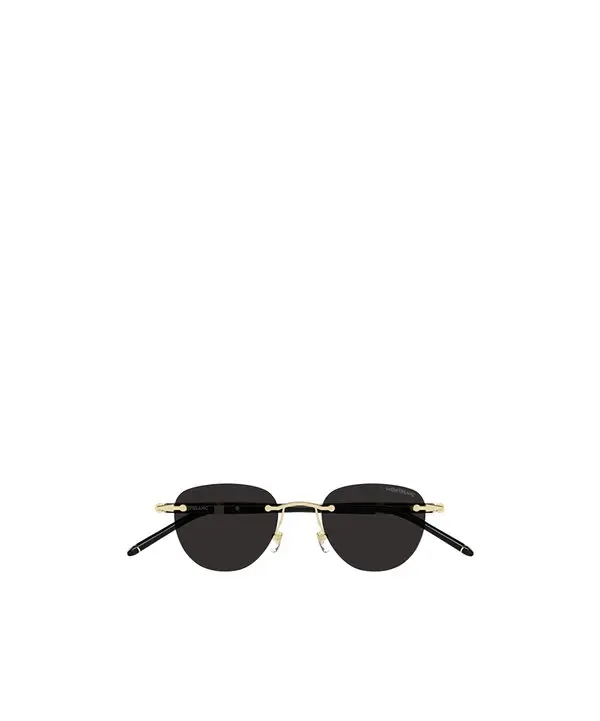 Montblanc Eyewear Panthos Frame Sunglasses - Golden