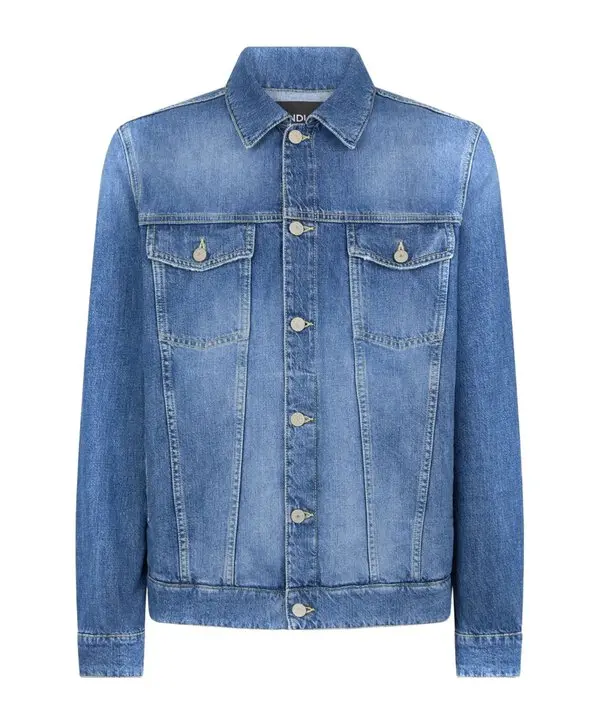DONDUP Button Denim Jacket - Blue