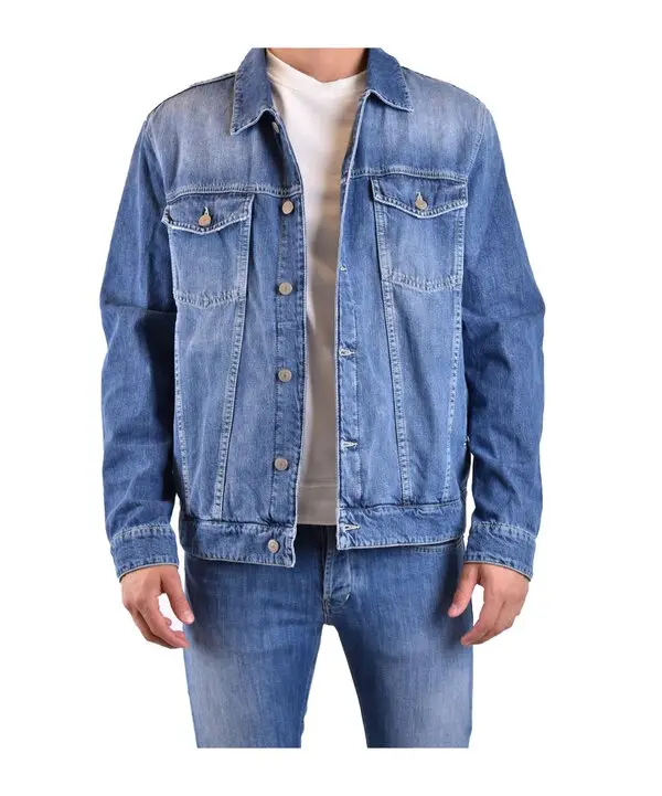 DONDUP Button Denim Jacket - Blue