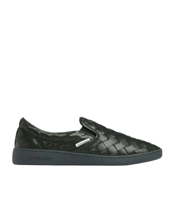 Bottega Veneta Sawyer Slip-on Sneakers - Dark Green