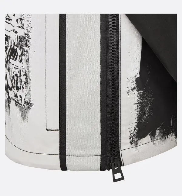 Dior Pullover Anorak With V-neck And Drawstring Hem