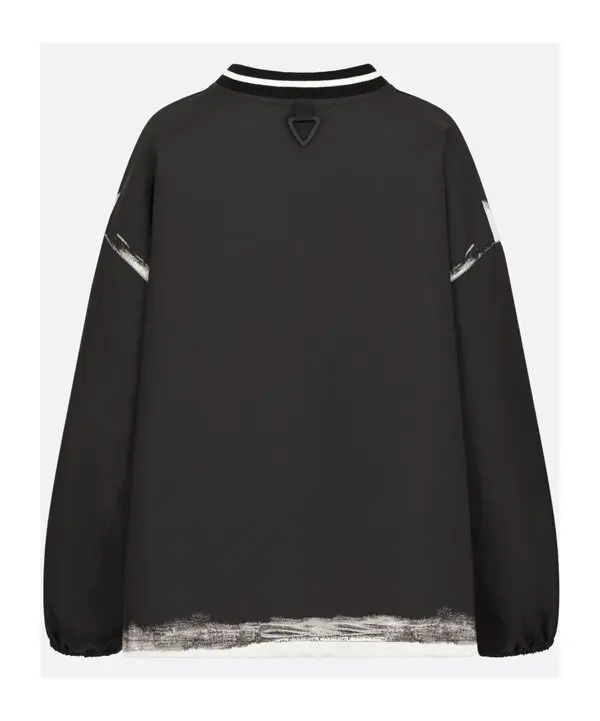 Dior Pullover Anorak With V-neck And Drawstring Hem