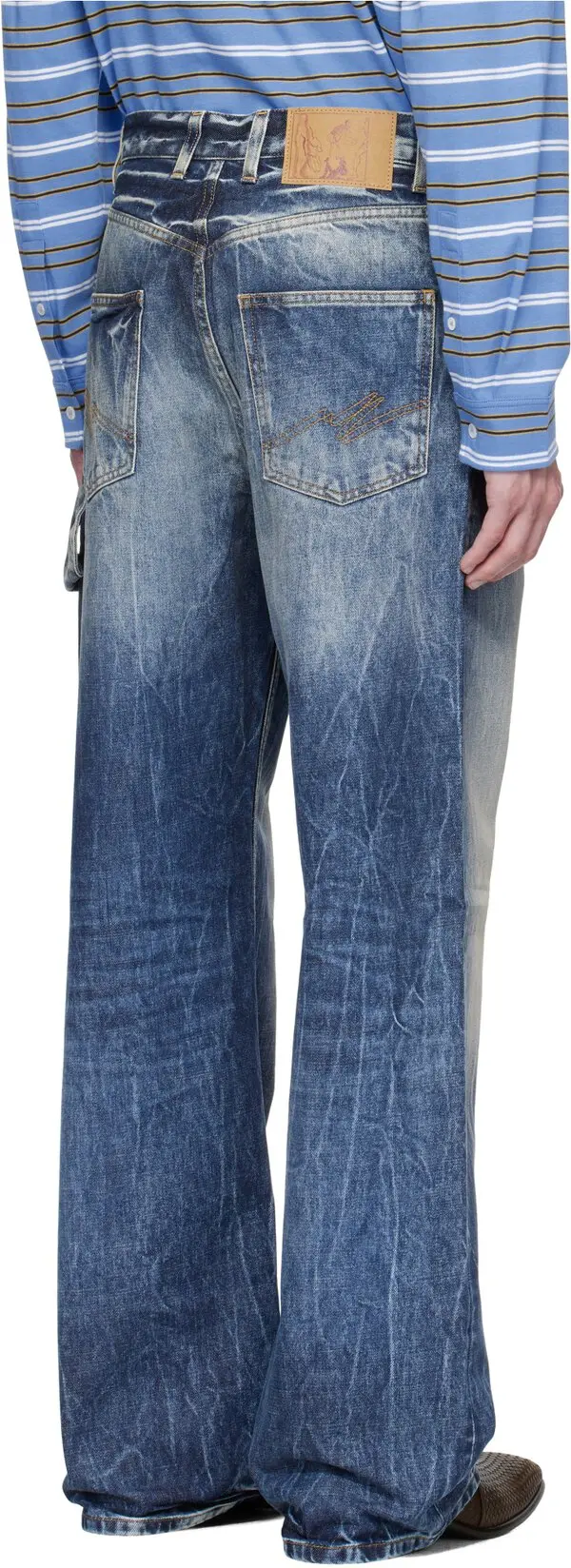 Martine Rose Wide-leg Jeans - Gray