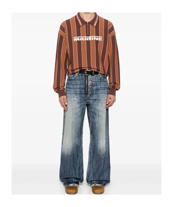 Martine Rose Wide-leg Jeans - Gray