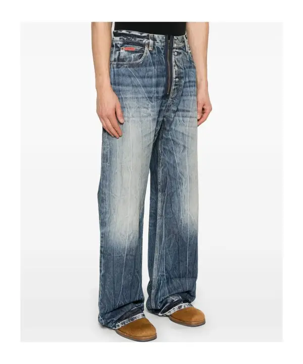 Martine Rose Wide-leg Jeans - Gray