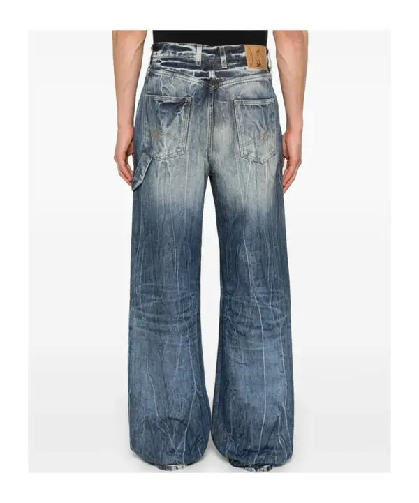 Martine Rose Wide-leg Jeans - Gray