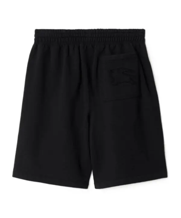 Burberry Cotton Shorts With Equestrian Knight Detail
