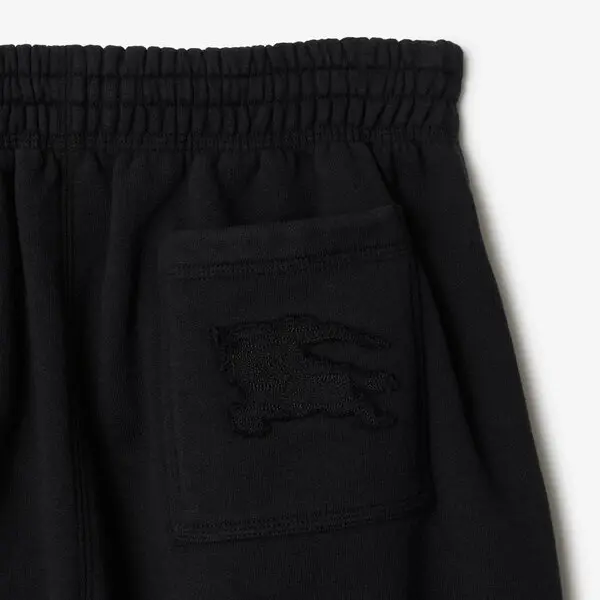 Burberry Cotton Shorts With Equestrian Knight Detail