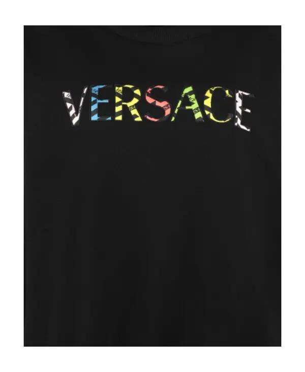 Versace Embroidered Logo Sweatshirt