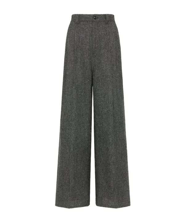 MAISON MARGIELA Wide-leg Trousers - Dark Gray