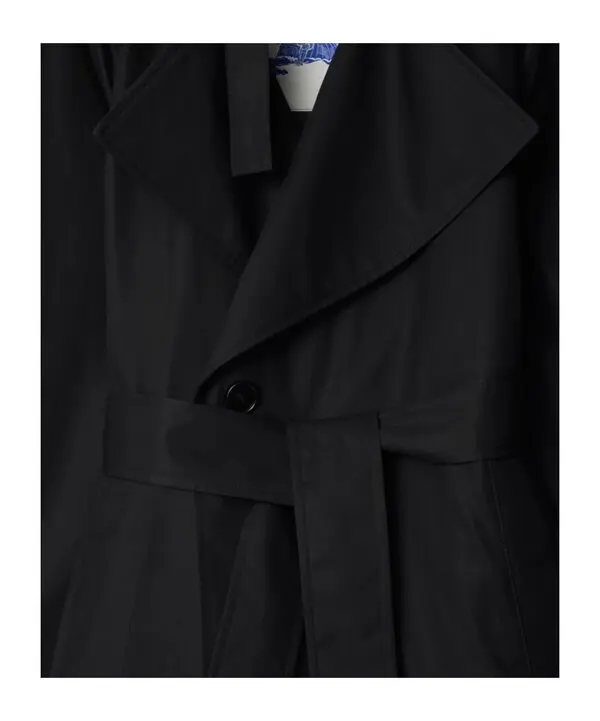 Burberry Double-breasted Belted Jacket With Checked Lining