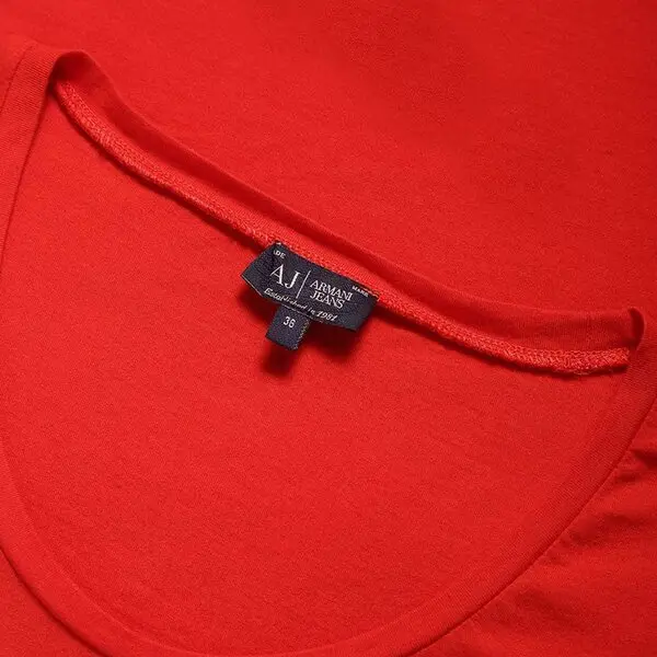 Emporio Armani Graphic Print T-shirt - Red
