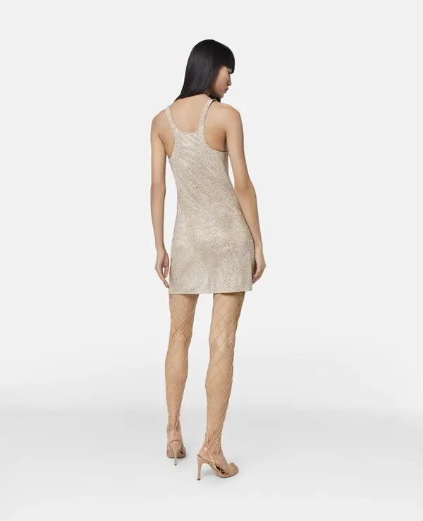 Stella McCartney Sleeveless Metallic Dress