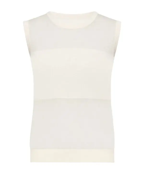 Loulou De Saison Anita Sleeveless Top - Ivory