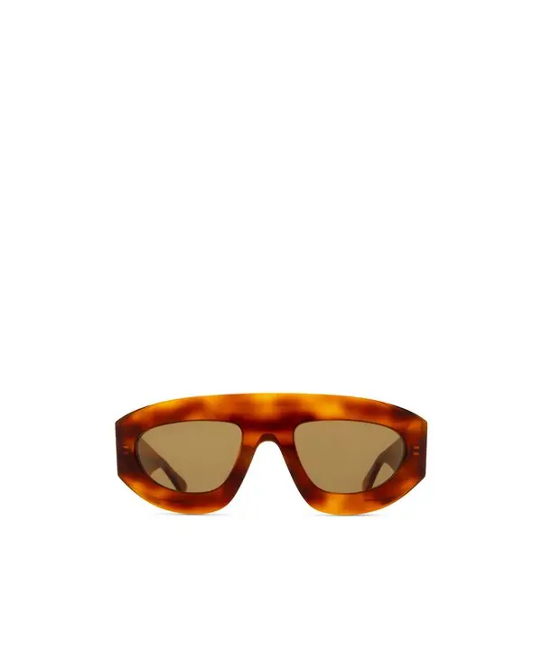 Bottega Veneta Thick-frame Cat-eye Sunglasses - Brown