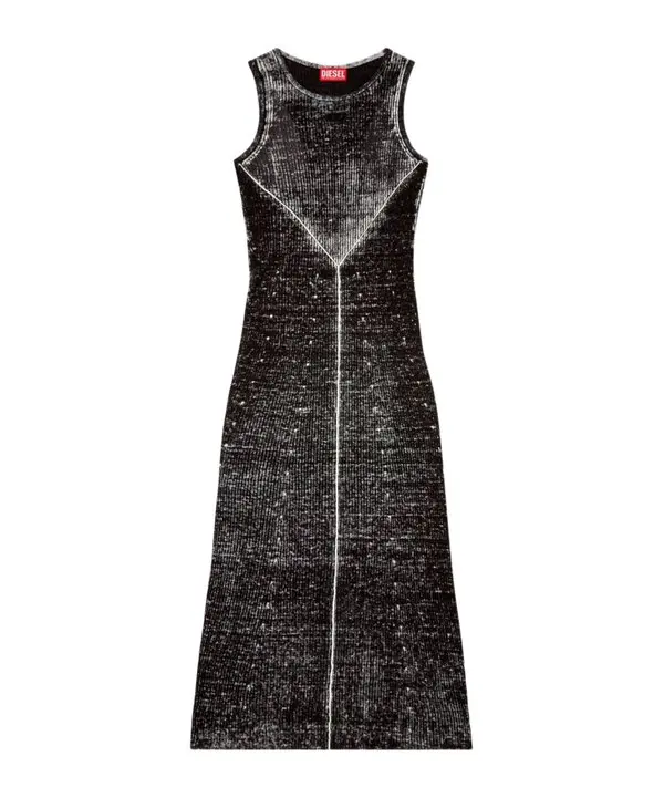 DIESEL® M-rab Midi Dress - Black