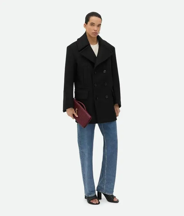Bottega Veneta Andiamo Clutch Bag - Barolo