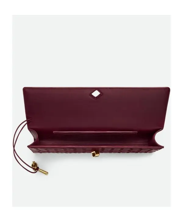 Bottega Veneta Andiamo Clutch Bag - Barolo