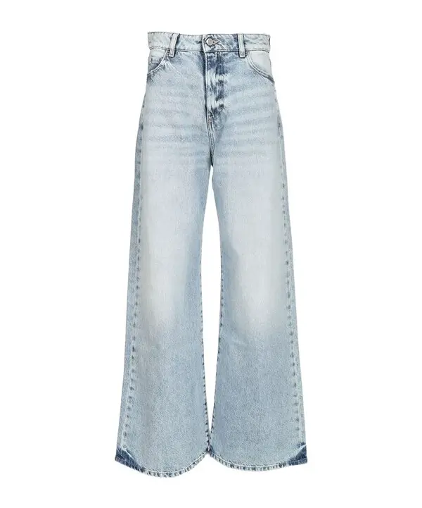 ICON DENIM LOS ANGELES Debby Wide-leg Jeans - Gray