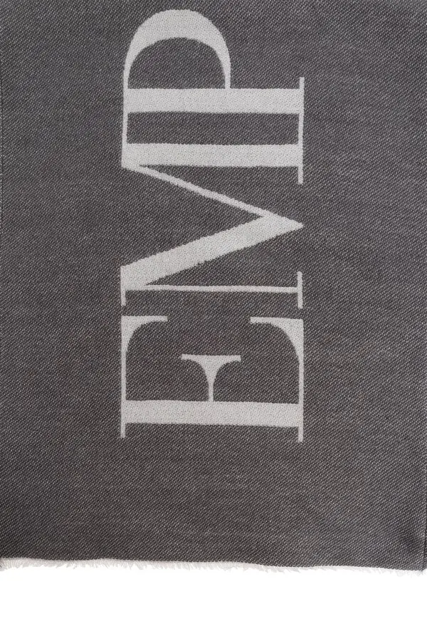 Emporio Armani Two-toned Scarf - Black