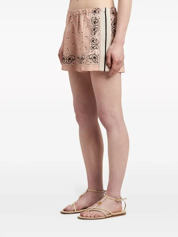 Palm Angels Paisley Print Track Shorts