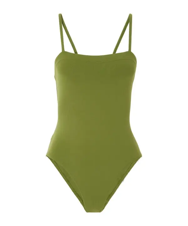 ERES Les Essentiels Squareneck One Piece Swimsuit - Pistachio Green