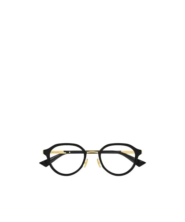 Bottega Veneta Oval Frame Eyeglasses - Black