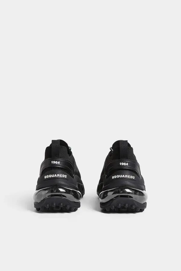 Dsquared2 Textured Lace-up Sneakers - Black