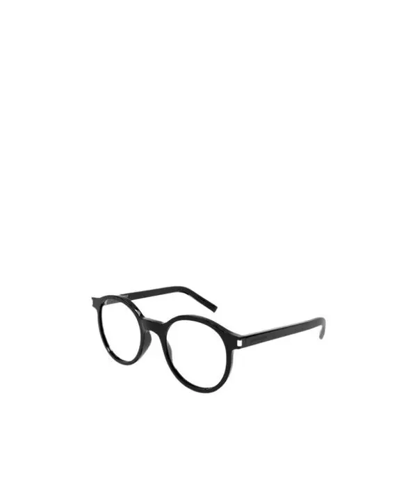 Saint Laurent Round Frame Eyeglasses - Black