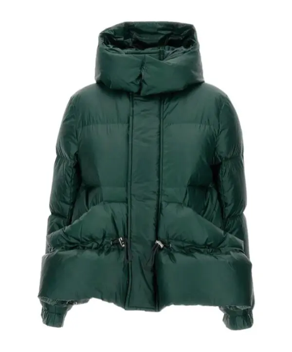 Sacai Hooded Puffer Jacket - Green