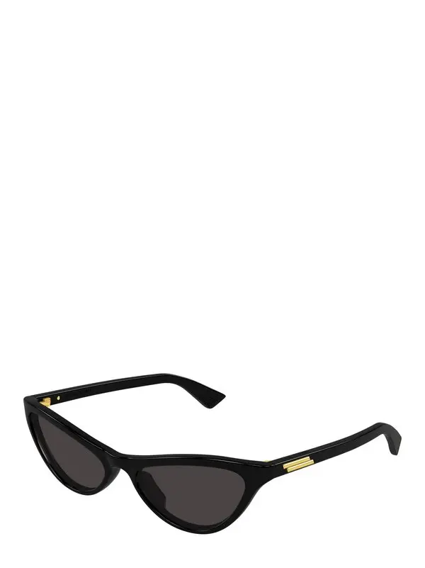 Bottega Veneta Cat Eye Frame Sunglasses - Black