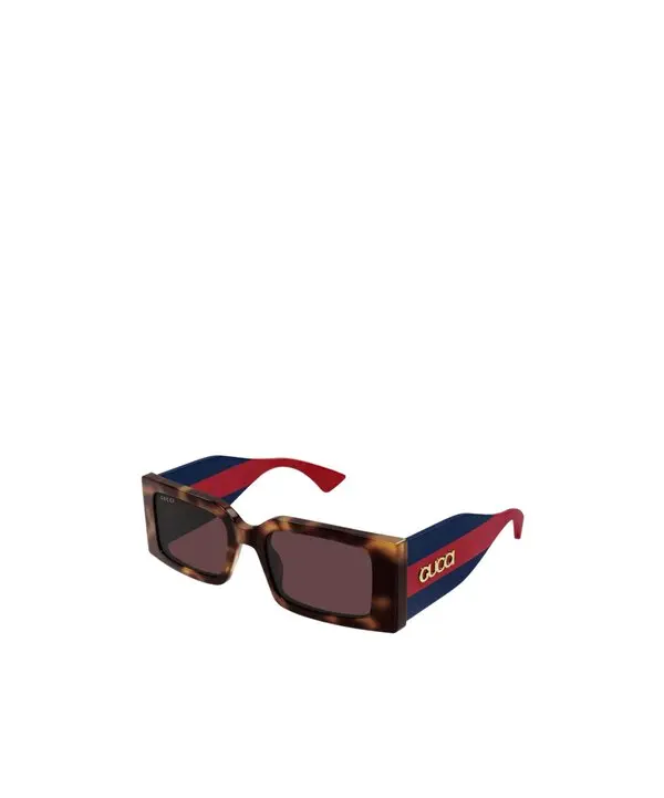 Gucci Rectangular Sunglasses - Red