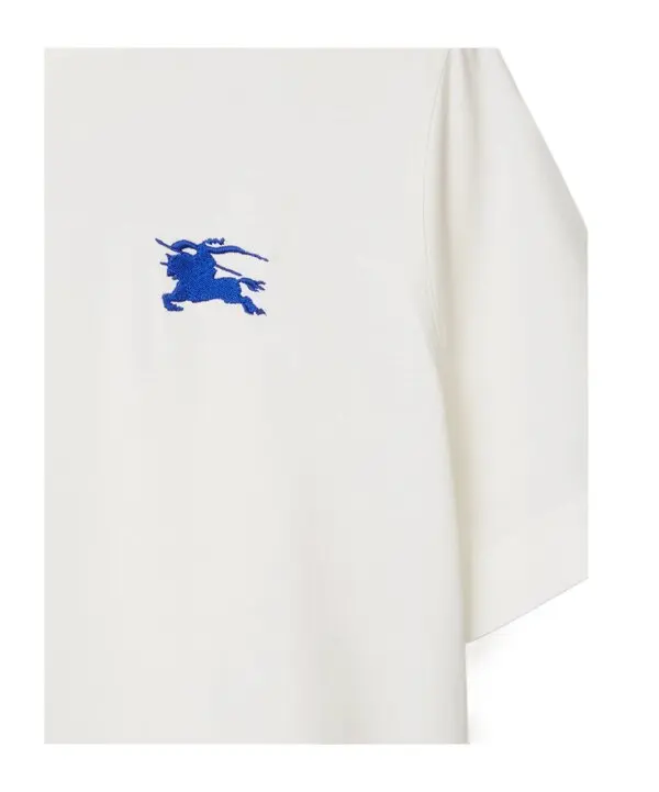 Burberry Embroidered Crewneck T-shirt