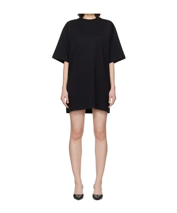 Loulou De Saison Ayaz Oversized T-shirt Dress - Black