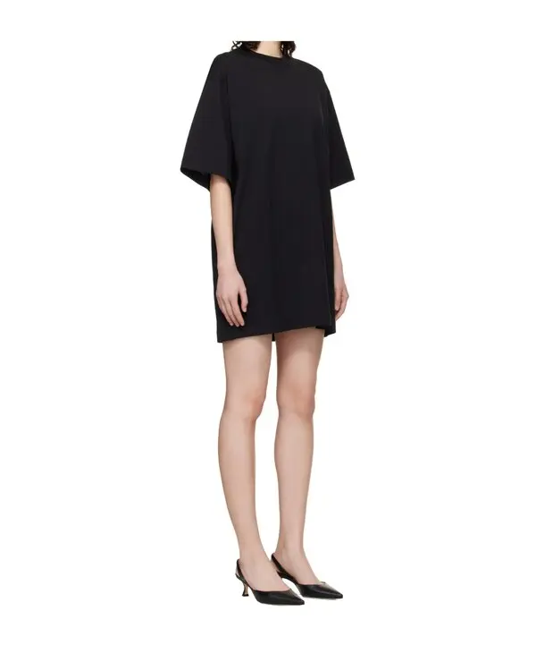 Loulou De Saison Ayaz Oversized T-shirt Dress - Black